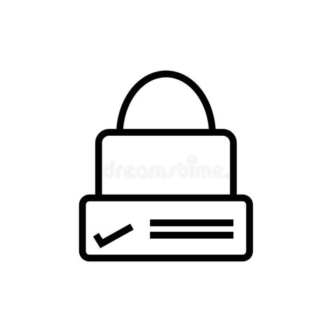Secure Checkout Icon Ideal For E Commerce And Online Shopping Graphics Stock Vector