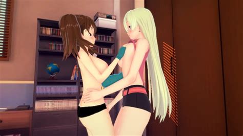 3d Хентай Семь Смертных Грехов Элизабет х Диана