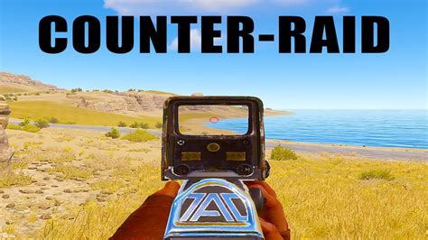 the most insane counter raid in rust youtube