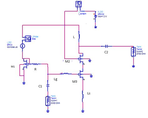 Schematic Of A Source Inductive Degeneration Lna Download Scientific