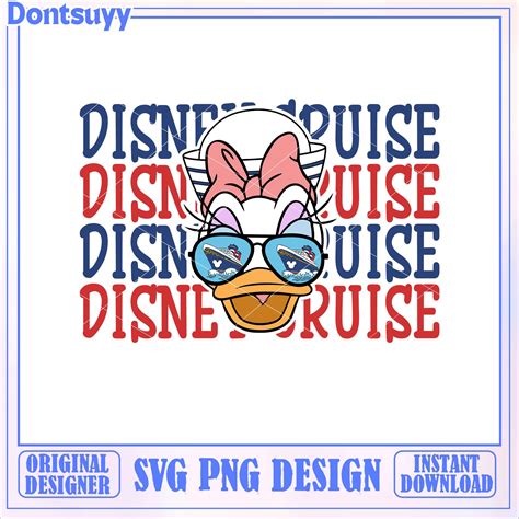 Disney Cruise Daisy Face Svg Daisy Duck Svg Disney Svg High Quality
