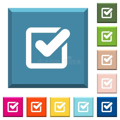 Checkbox Buttons Stock Vector Illustration Of Application