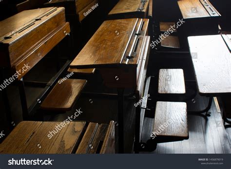 Old Classroom Desks