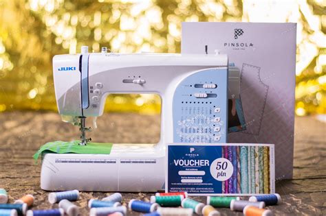 Maszyna do szycia JUKI HZL HD40 voucher na 50 zł wykrój a4 Pinsola