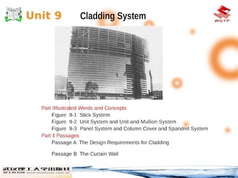 Ppt Unit 9 Cladding System Part Ⅰ Illustrated Words And Concepts