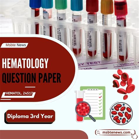 24517 Hematology Model Question Paper Pdf