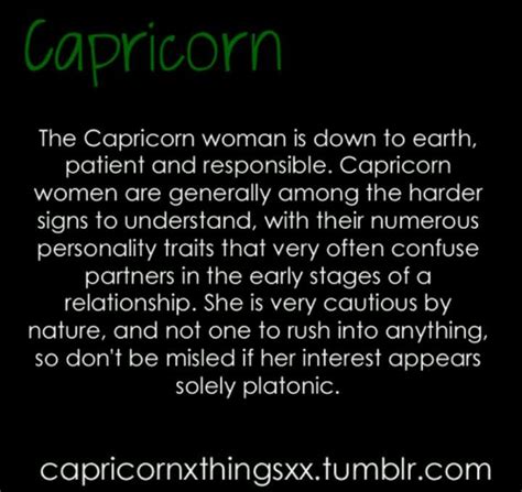 Capricorn Characteristics Female