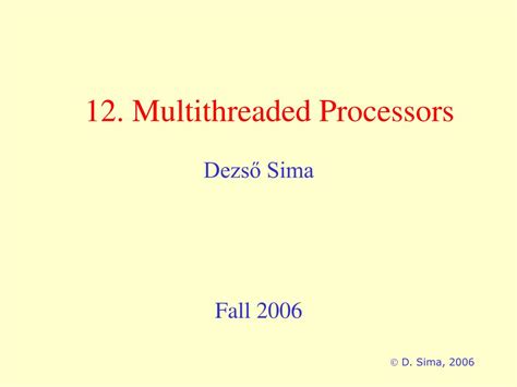 ppt 12 multithreaded processors powerpoint presentation free