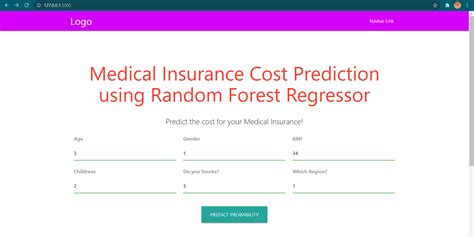 Github Si2001 Medical Insurance Cost Prediction Project In Python Flask Medical Insurance