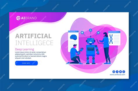 Premium Vector Artificial Intelligence Banner Template