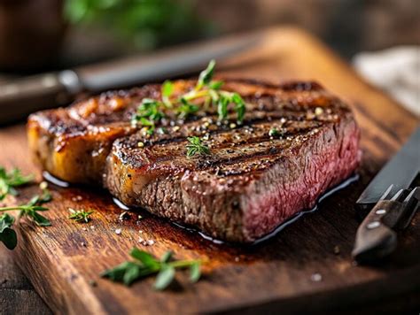What Temperature Should Ribeye Steak Be Cooked To Men With Meat