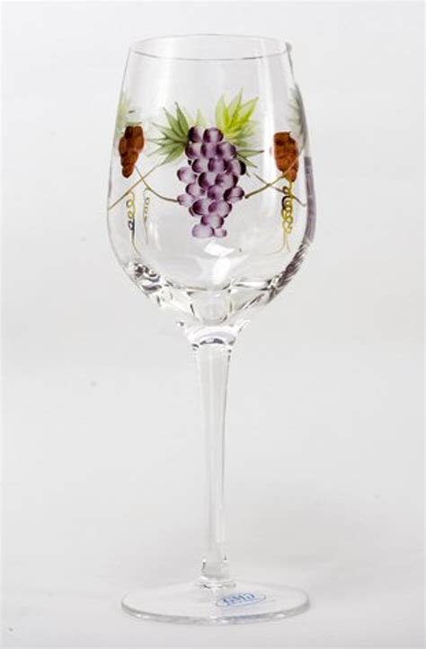 Orleans Romanian Crystal White Wine Glasses Set Of 4 Stemware