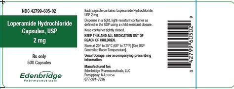 Dailymed Loperamide Hydrochloride Capsule