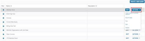 Managing Queries Memberclicks Trade