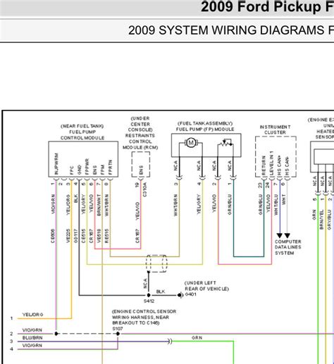 Wiring Diagram Ford F150 Fuel Pump