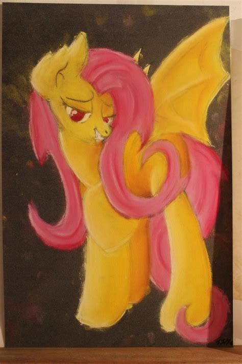 Mlp Traditional Art Flutterbat Batpony Бэтпони Mlp Art My