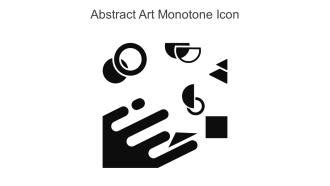 Abstract Art Monotone Icon In Powerpoint Pptx Png And Editable Eps Format Presentation