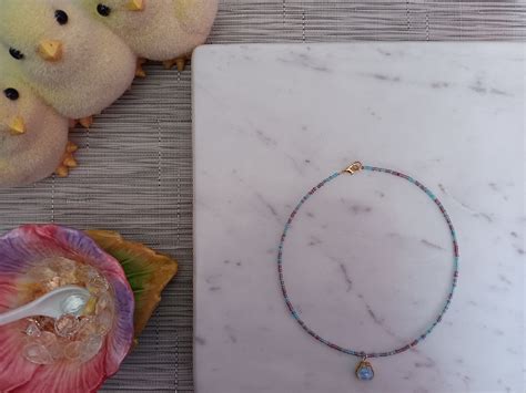 Dainty Seed Bead Choker Necklace Seed Bead Jewelry T For Animal