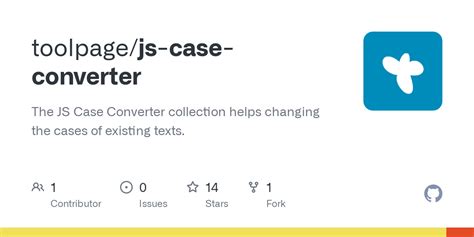 github toolpage js case converter the js case converter collection