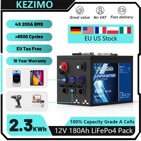 12v Lifepo4 Battery Pack 80ah 100ah 120ah 150ah 180ah 200ah Lithium