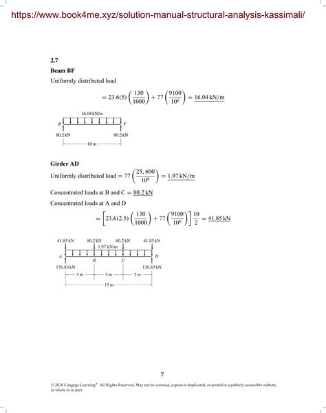 Solution Manual For Structural Analysis 6th Si By Aslam Kassimali Pdf