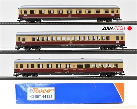 Roco 44121 Tee Personenwagen Set 3 Tlg Der Db H0 Gs Mit Ovp Gebraucht