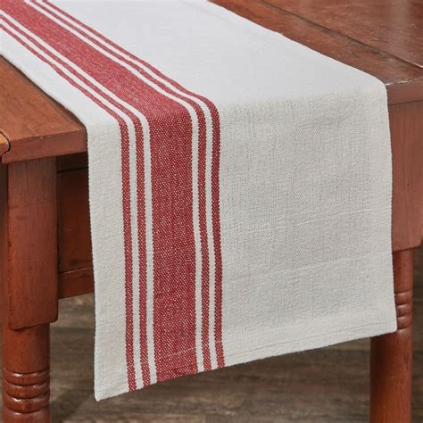 Ribbon Candy Table Runner 36 Striped Table Runner Striped Table Country Table Runner