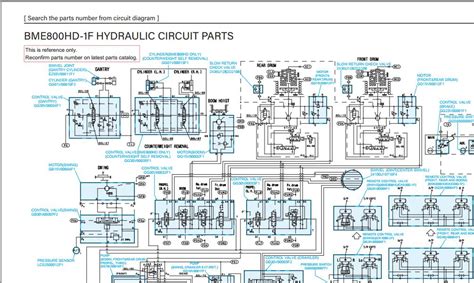 Kobelco Crawler Crane BME800HD 1F Electric Hydraulic Circuit Diagram
