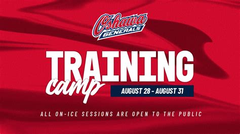 Generals Announce 2023 Training Camp Dates Camp And Rosters Oshawa