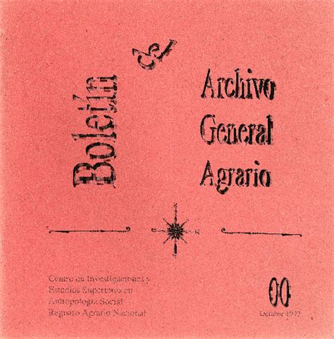 D Boletín Del Archivo General Agrario Vol