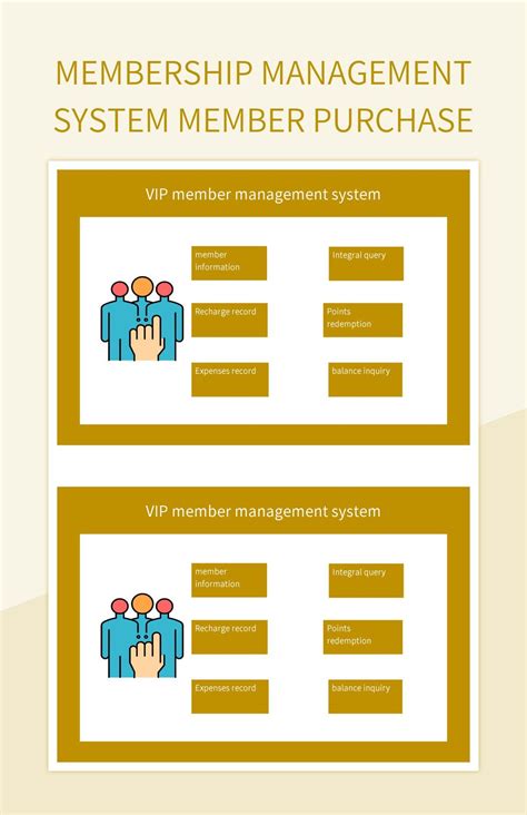 Membership Management System Member Purchase Excel Template And Google