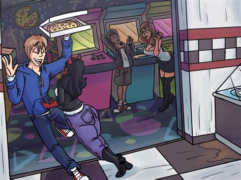 Hanging Out At The Pizzaria By Judgedreddpool On Deviantart