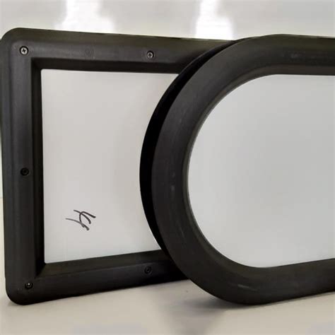 Black Acrylic Custom Cheap Commercial Garage Door Window Inserts Frames