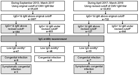 Revision Of Cytomegalovirus Immunoglobulin M Antibody Titer Cutoff In A Maternal Antibody
