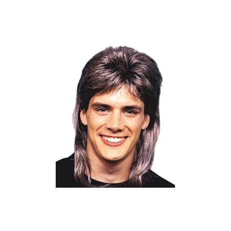 Wig Mullet Brown Blonde Streaked Premium Party Time Online