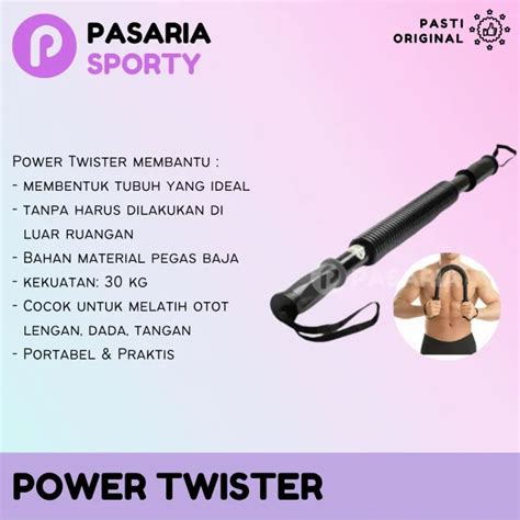 Speeds Power Twister 30kg Lx013 2alat Fitness Pembentuk Otot Dada
