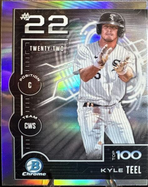 Kyle Teel Btp 22 Prices 2025 Bowman Scouts Top 100 Baseball Cards