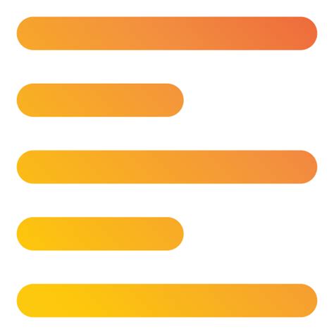 Left Align Generic Gradient Icon