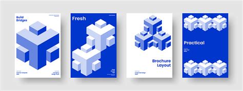Tata Letak Sampul Buku Abstrak Template Poster Geometris Desain