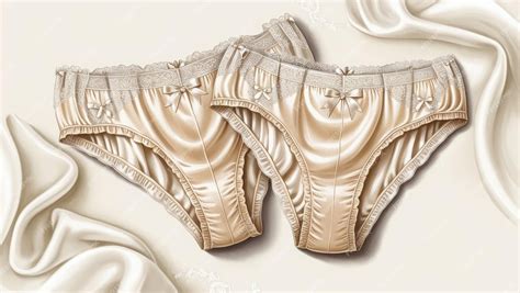 Elegant Period Panties Highquality Illustrations For Feminine Hygiene