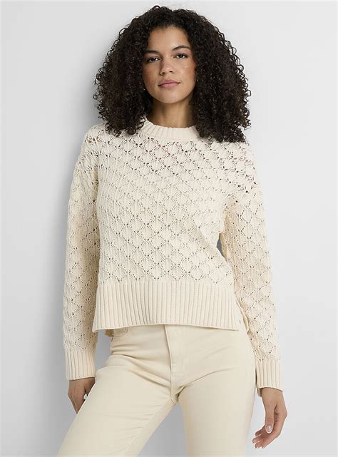 Crew Necks Sweaters For Women Simons Canada