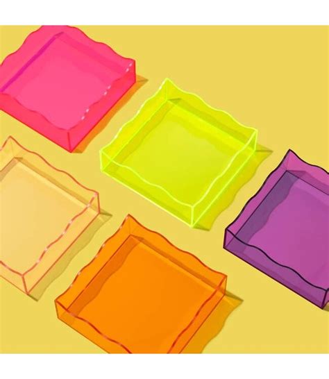 Wavy Square Tray Amber Marie And Company