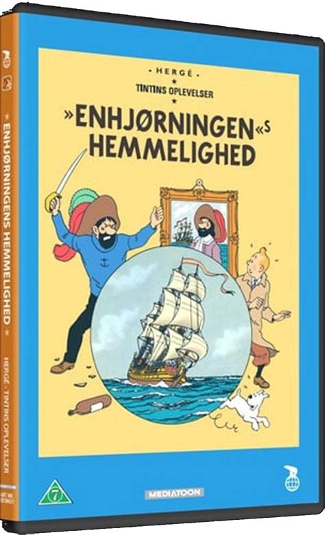 Tintin Enhjørningens Hemmelighed Dk Import Dvd