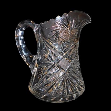 Crystal Pitcher Etsy