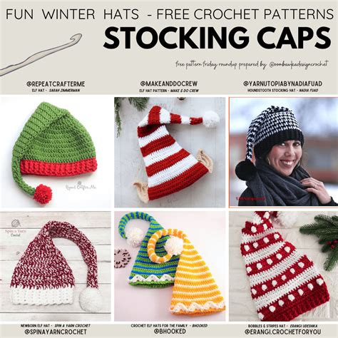 Free Crochet Pattern For Christmas Stocking Hat At Annabelle Focken Blog