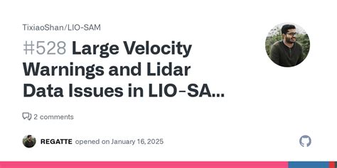 Large Velocity Warnings And Lidar Data Issues In Lio Sam With Isaac Sim