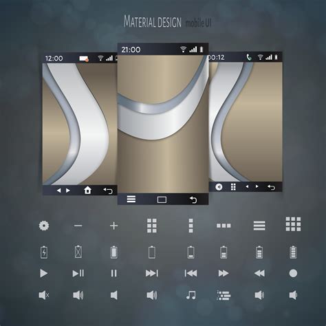 Abstract User Interface Templates Of Overlaps Paper 5474865 Vector Art