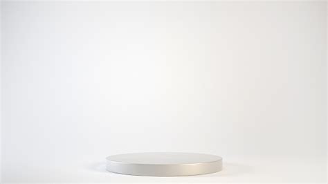 빈 회색 연단 또는 받침대는 실린더 스탠드 개념 3d 렌더링이 있는 흰색 배경에 표시됩니다 0명에 대한 스톡 사진 및 기타 이미지 Istock