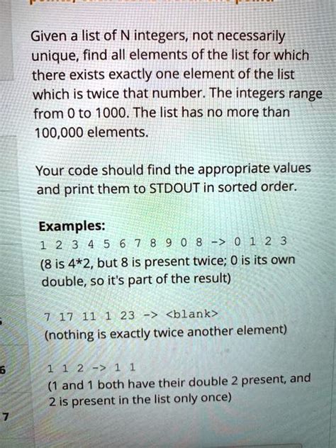 Please Solve In Python Given A List Of N Integersnot Necessarily