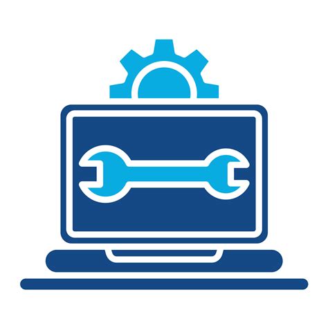 It Department Glyph Two Color Icon 17612100 Vector Art At Vecteezy